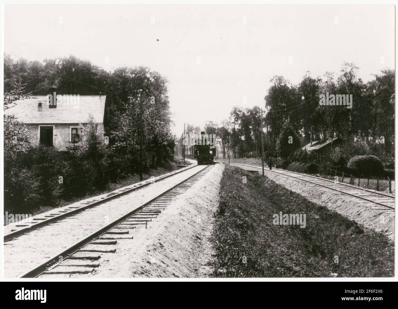 The state's railways, SJ Lok 469 by train at Billlesholm's mine 1900 ...
