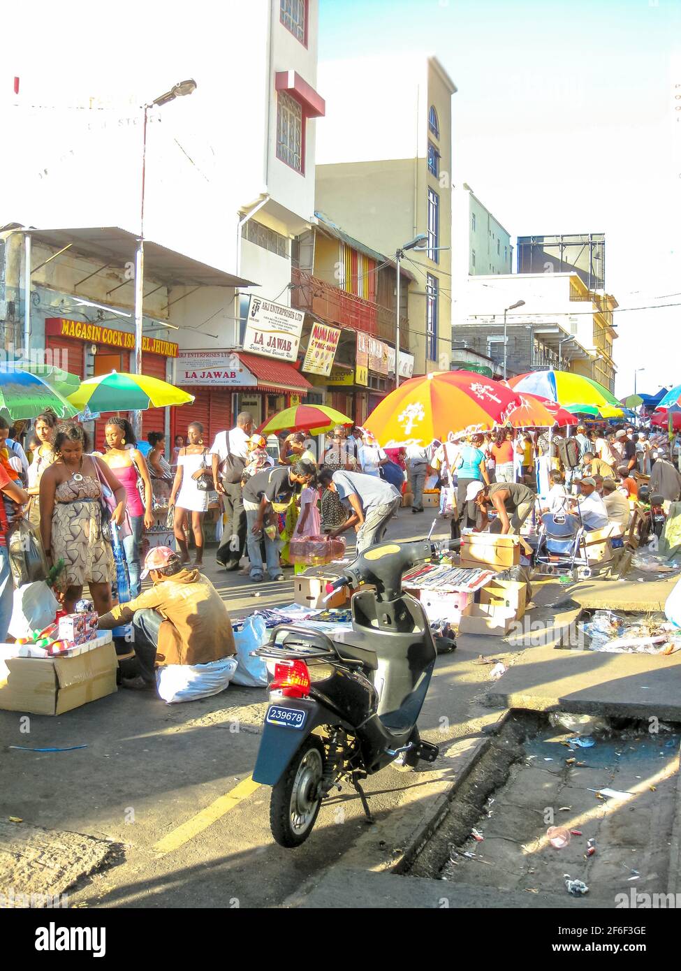 Mauritius Port Louis Market Stock Photo - Alamy