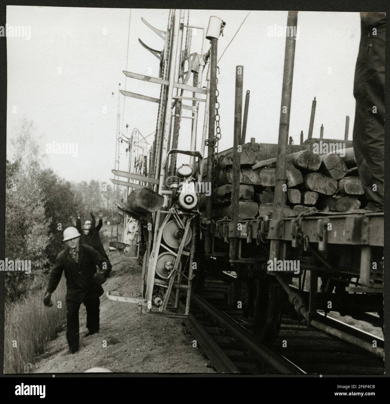 Loading of slips using machine Stock Photo - Alamy