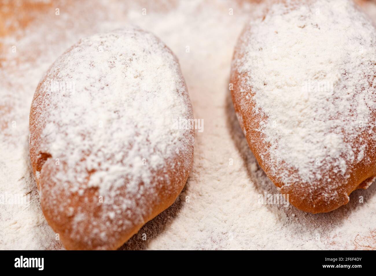 Two homemade patties, copy space, use as background Stock Photo - Alamy
