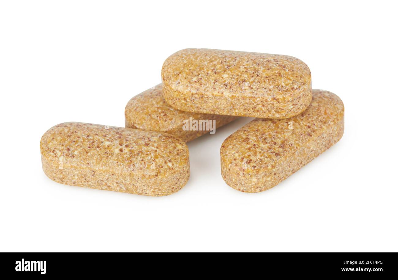 Multi vitamin pill and bottle Cut Out Stock Images & Pictures - Alamy