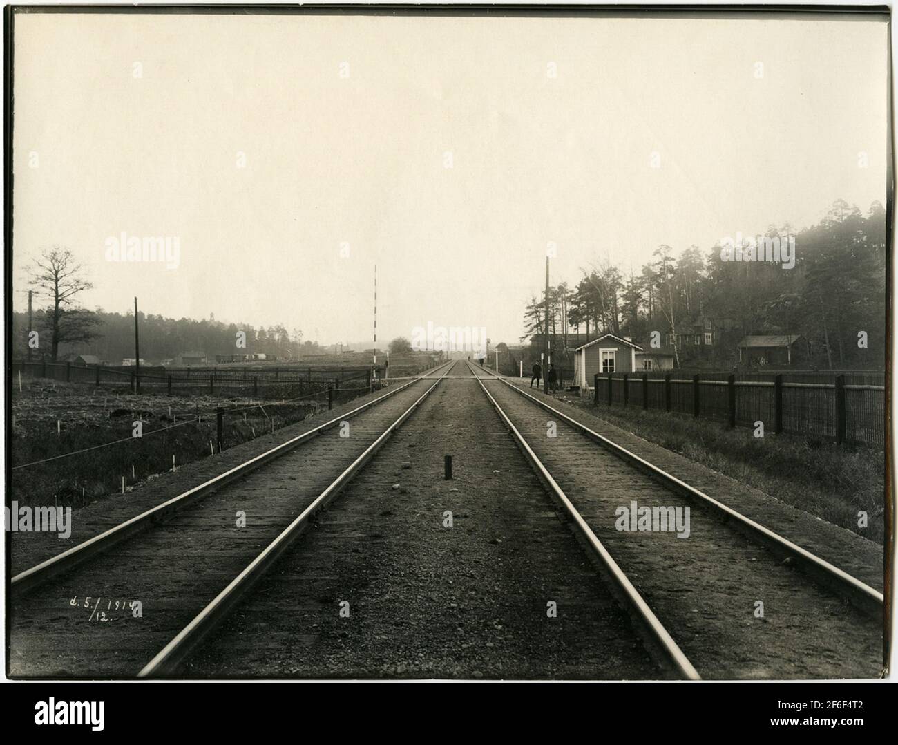 Line TomTeBoda - Hagalund before the rebuilding Stock Photo - Alamy