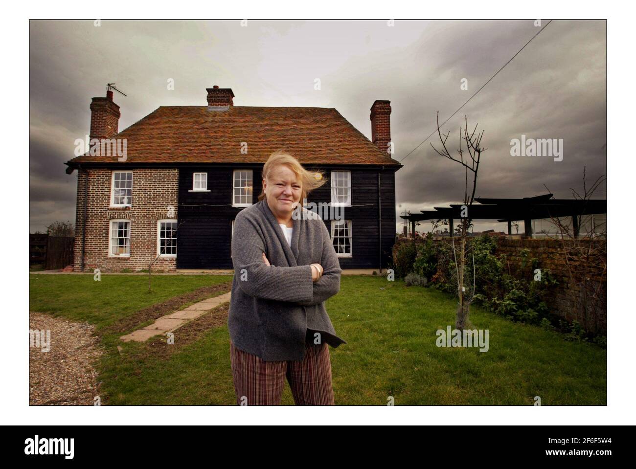 Mo Molam at home in Sittingbourne.pic David Sandison 1/2/2005 Stock ...