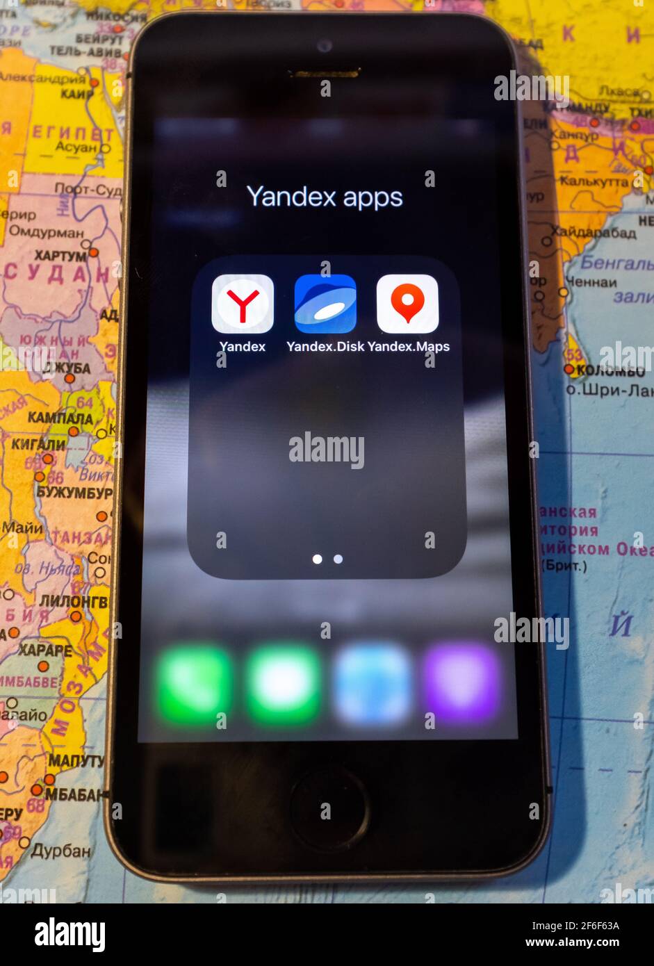 March 31, 2021. Moscow, Russia. Yandex.Browser, Yandex.Maps, and Yandex ...