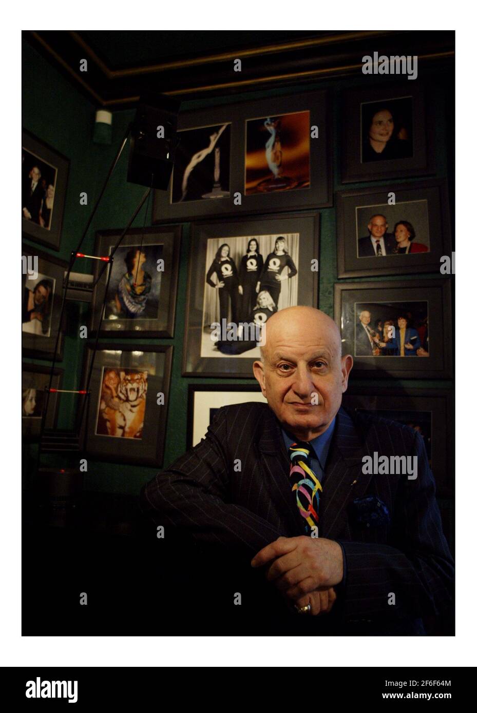 Naim Attallah in his office in west London.pic David Sandison 24/1/2005 ...