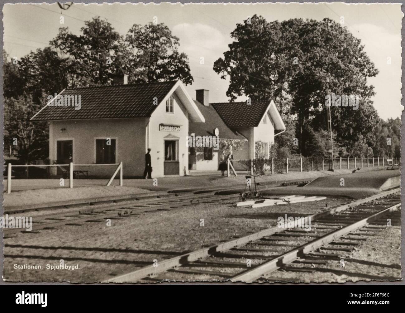 Spear building station Stock Photo - Alamy