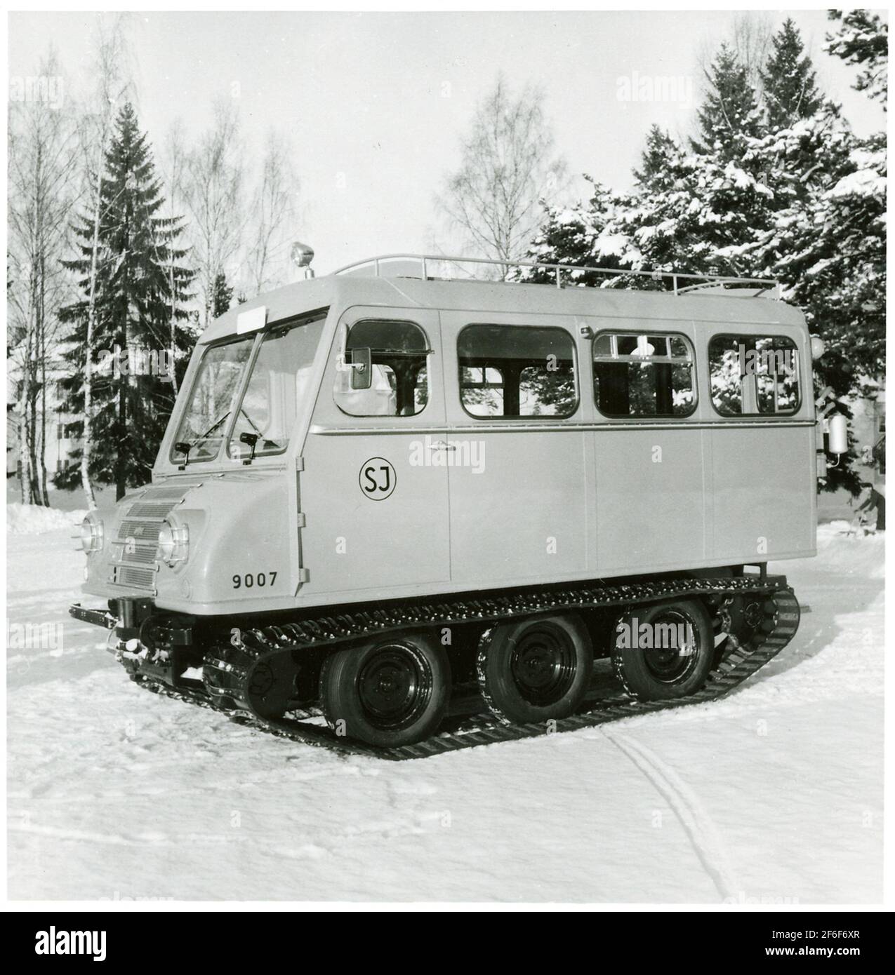 The state railways, SJ bandwagon 9007. This vehicle was called "the ...