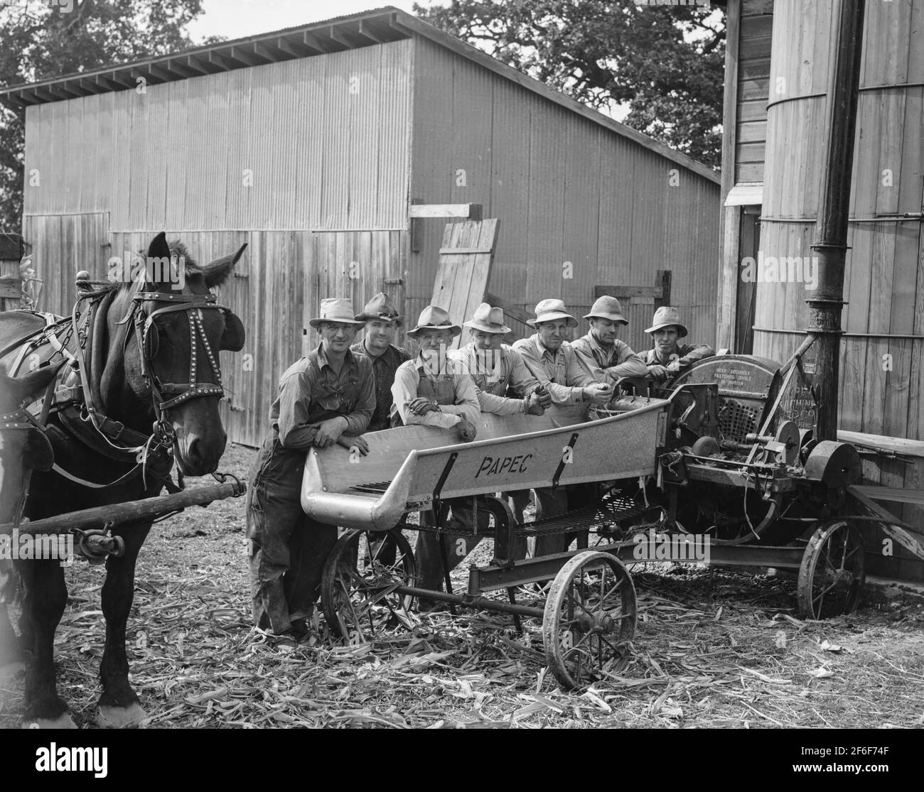 Farm miller Black and White Stock Photos & Images - Alamy