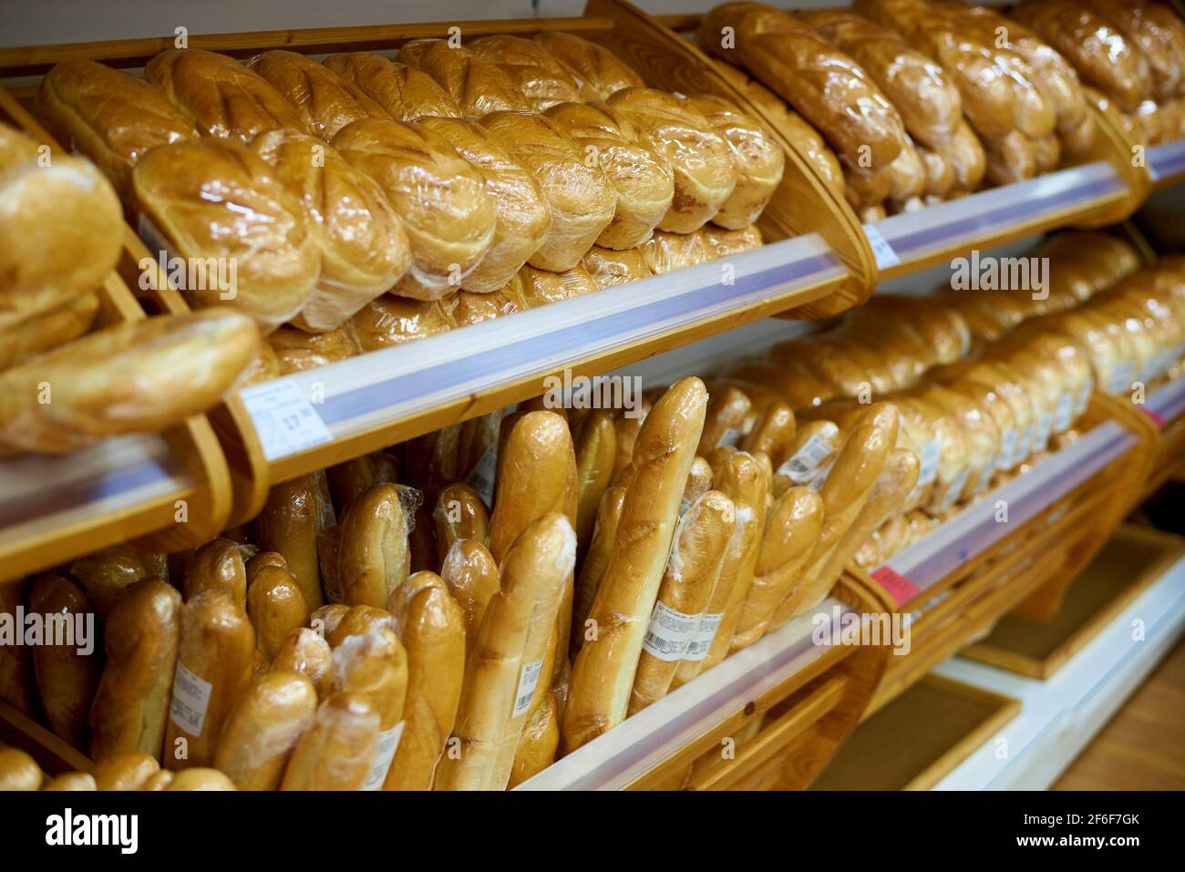 Selling bakery products to the supermarket Stock Photo - Alamy