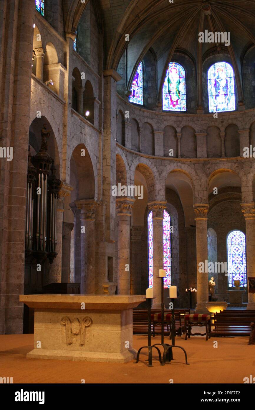 Notre-Dame church in beaugency in france Stock Photo - Alamy
