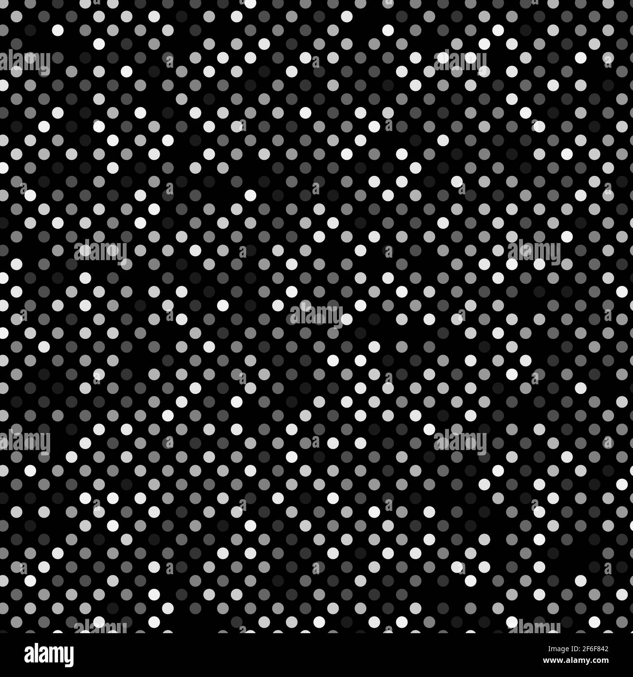 Dark gray dotted, dots, circles pattern, background (Geometry is ...