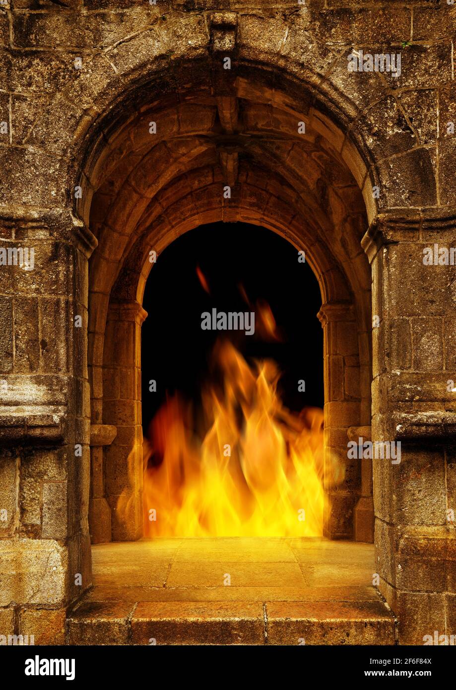 The gate to hell hi-res stock photography and images - Alamy