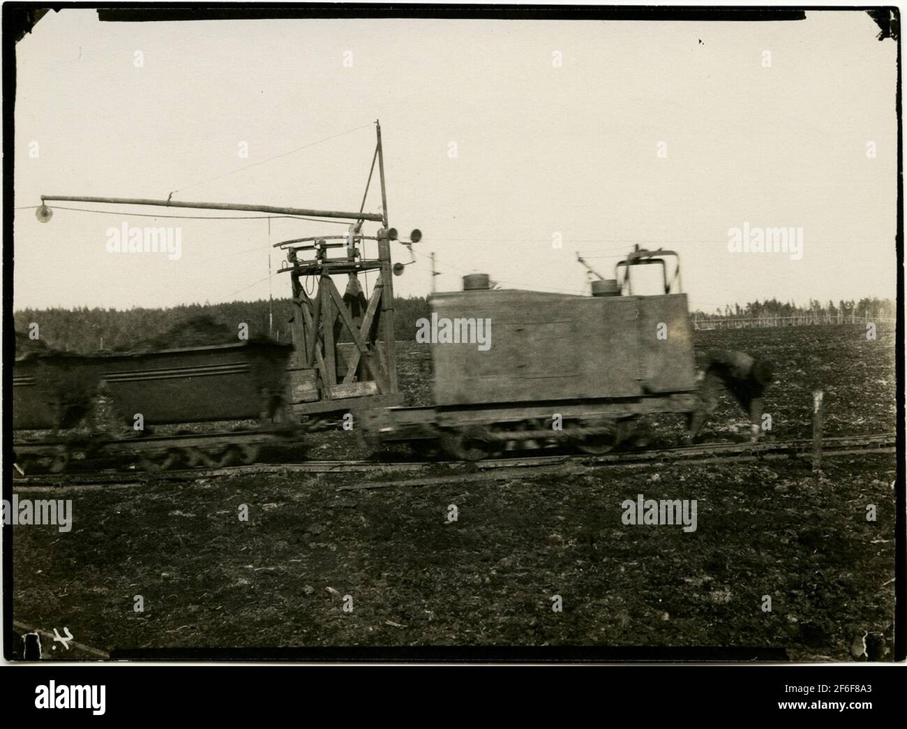 Visanda peat box with removable contact line Stock Photo - Alamy
