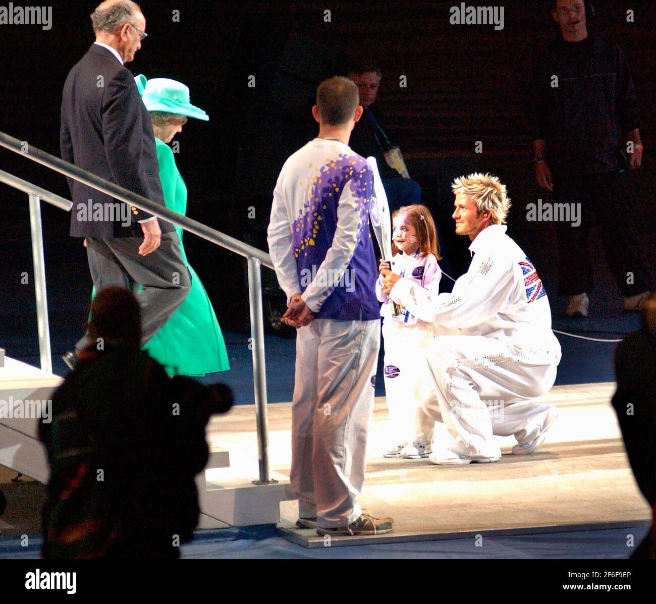 COMMONWEALTH GAMES OPEN CEREMONY 25/7/2002 DAVID BECKHAM PICTURE DAVID ...