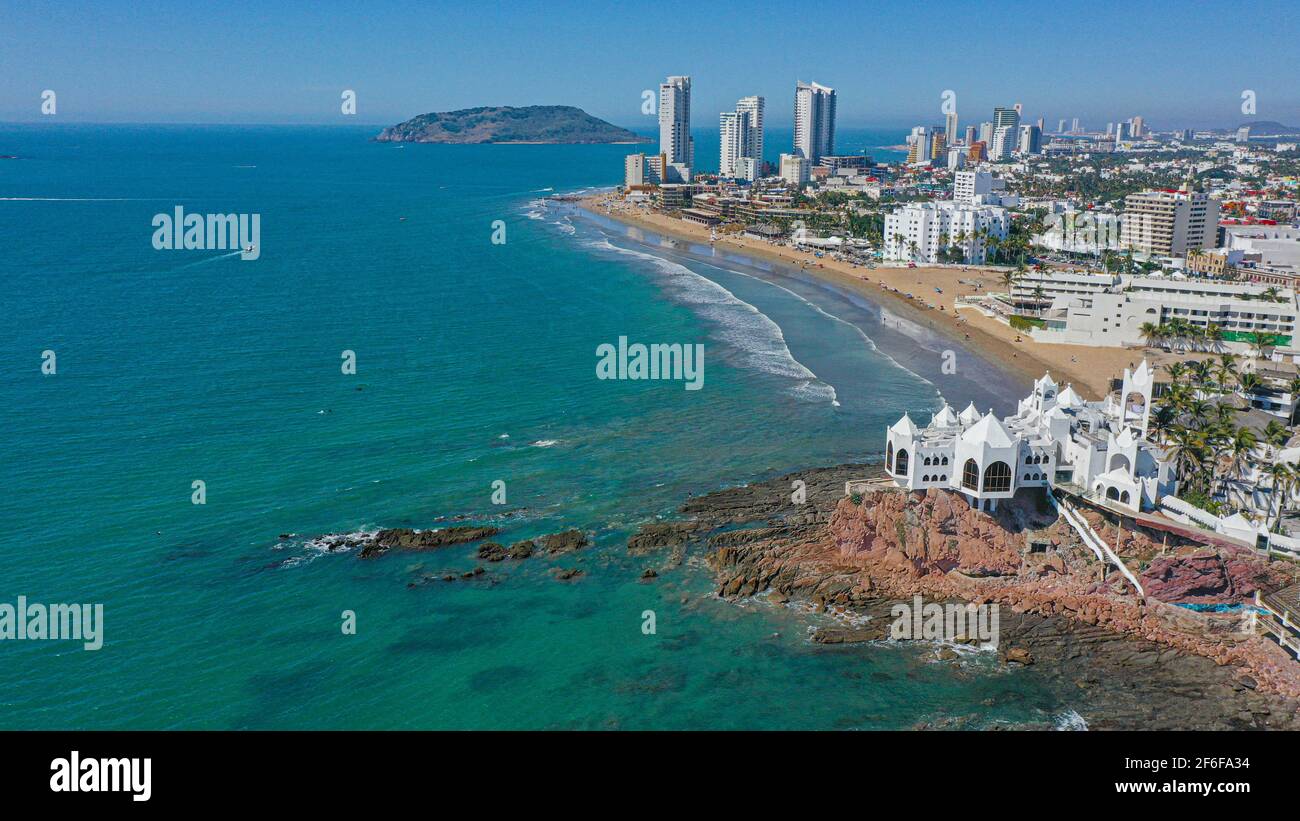 Mazatlan, Sinaloa, Mexico. Playa o bahia, destino turistico en el ...