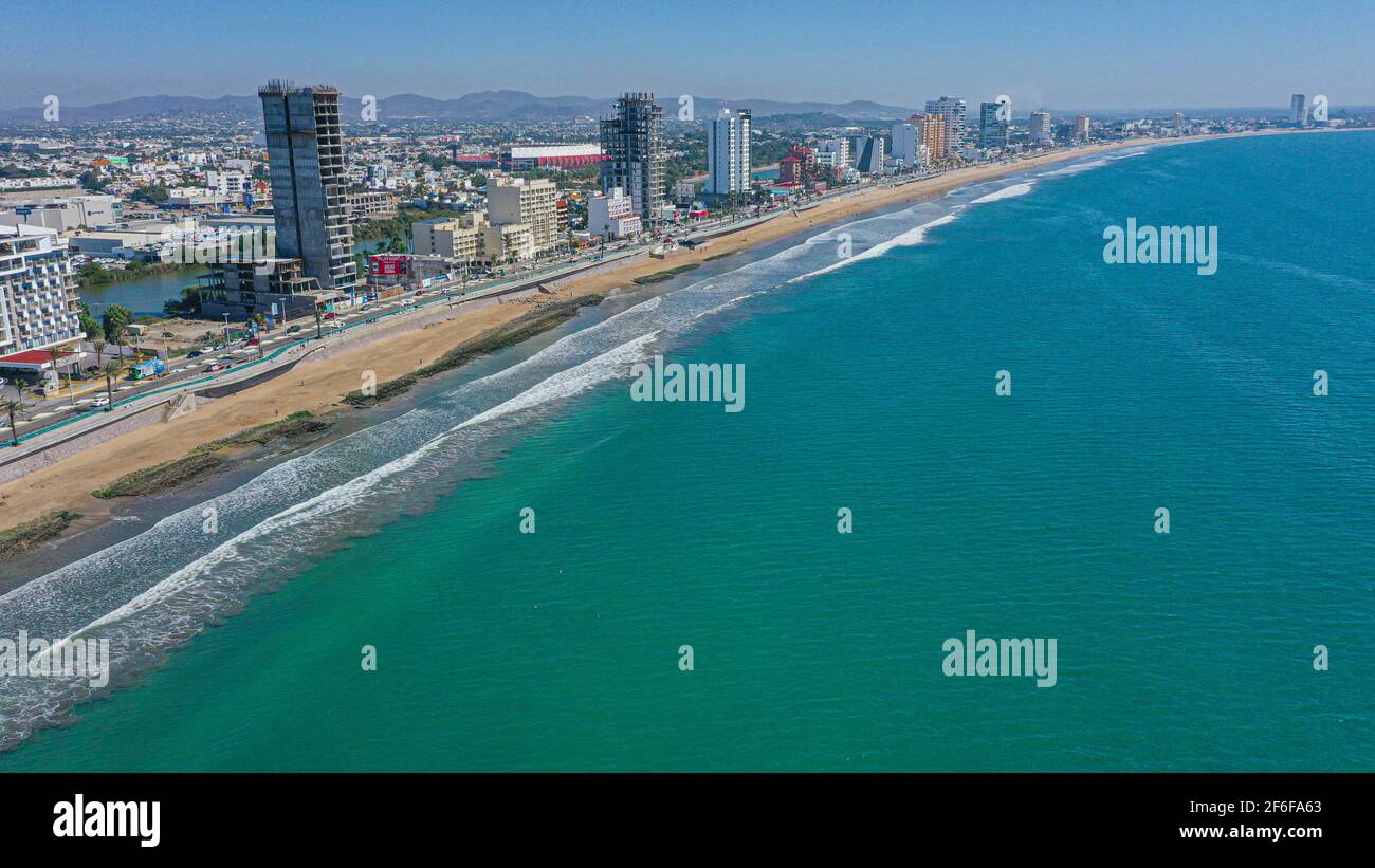 Mazatlan, Sinaloa, Mexico. Playa o bahia, destino turistico en el ...