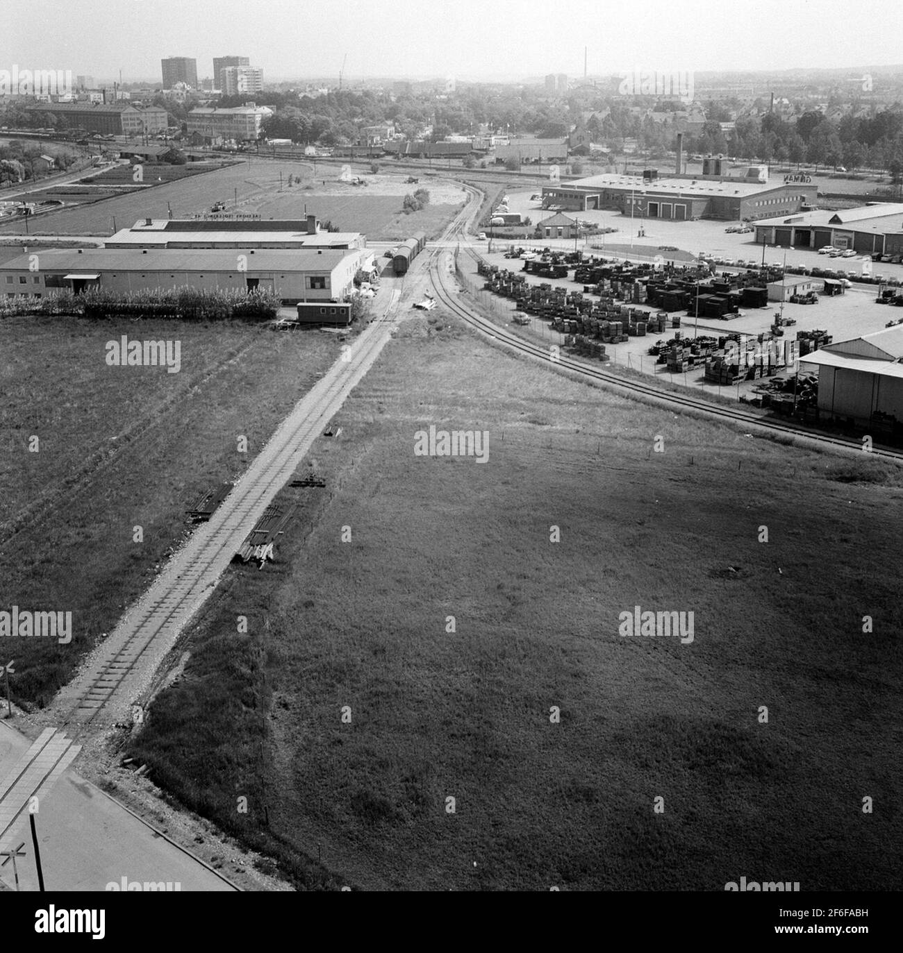 Sweden, Örebro, Örebro, Aspholmen (depicted, town Stock Photo - Alamy