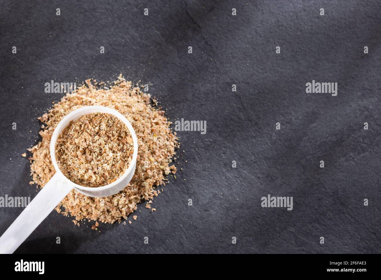 Food powder based on soy fiber Stock Photo - Alamy