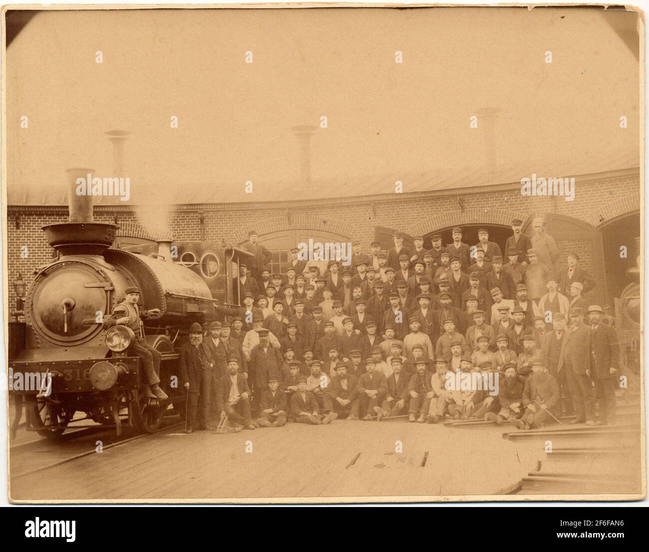 The state's railways, SJ PB 316 "Lärkan". The locomotive manufactured ...