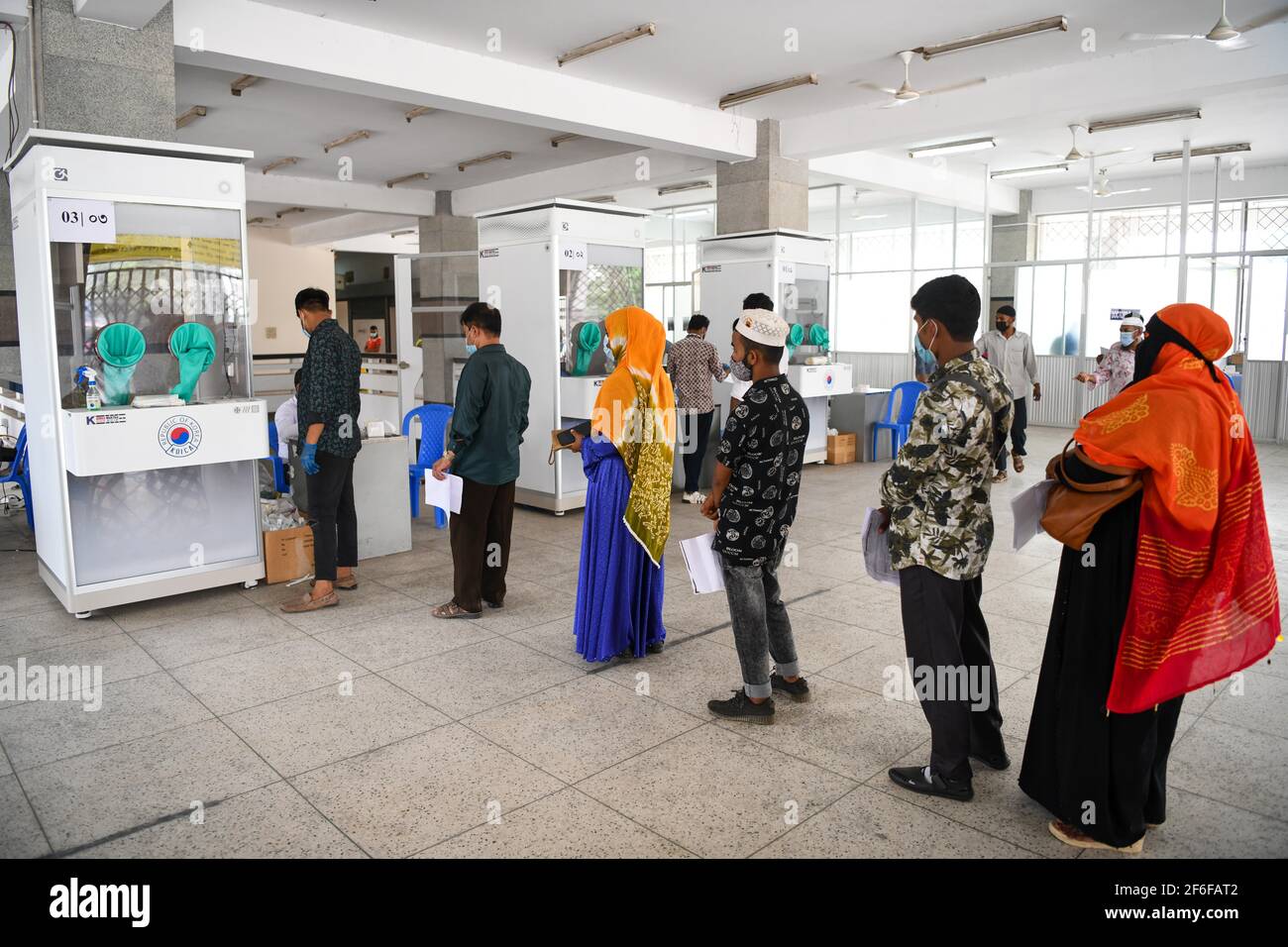 Sample collection booth hi-res stock photography and images - Alamy