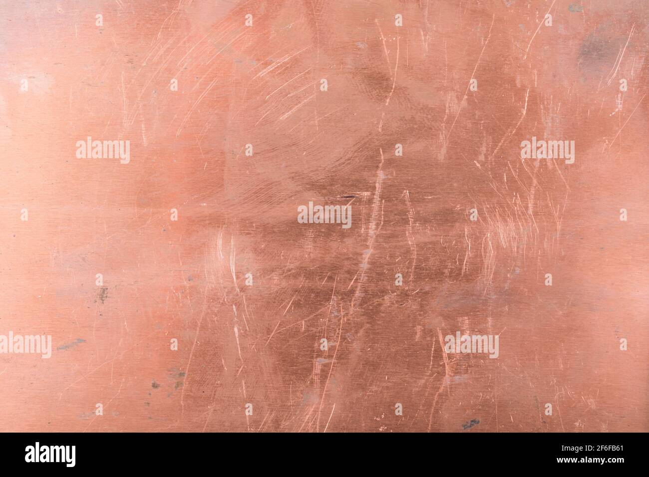 Scratched texture copper metal background Stock Photo - Alamy