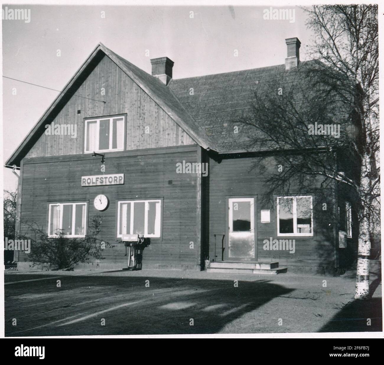 Varberg - Railroad Railroad, VBÄJ. Rolfstorp station. Rolfstorp Railway ...