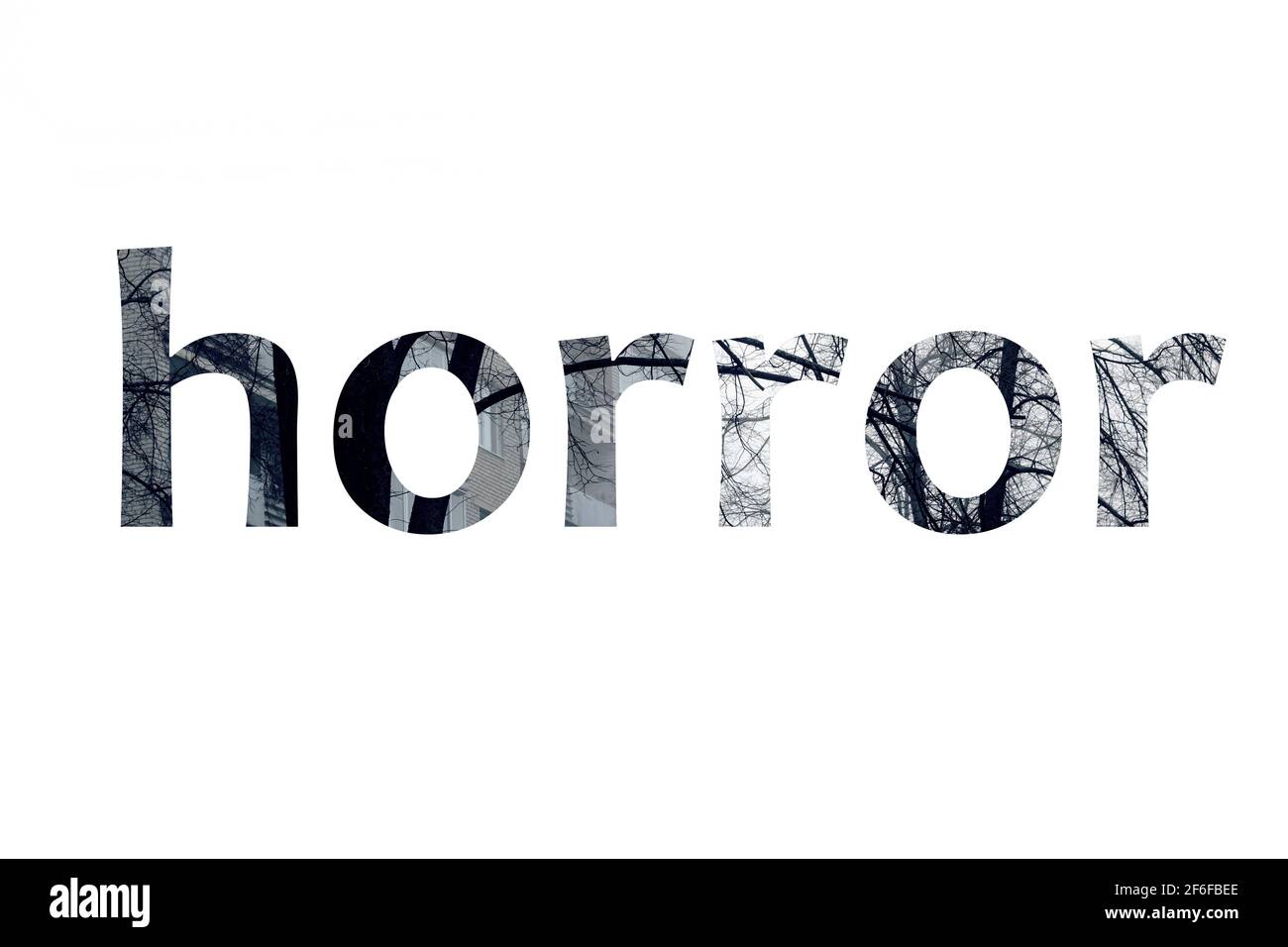 Horror word hi-res stock photography and images - Alamy