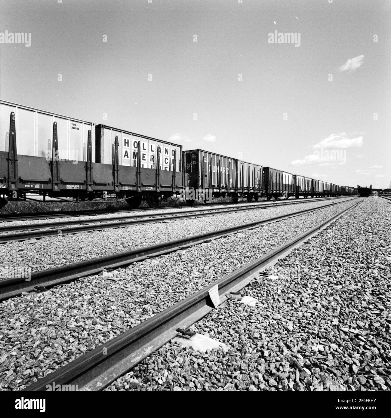 The state's railways, SJ OS freight wagon. Skandiahamnen Gothenburg ...