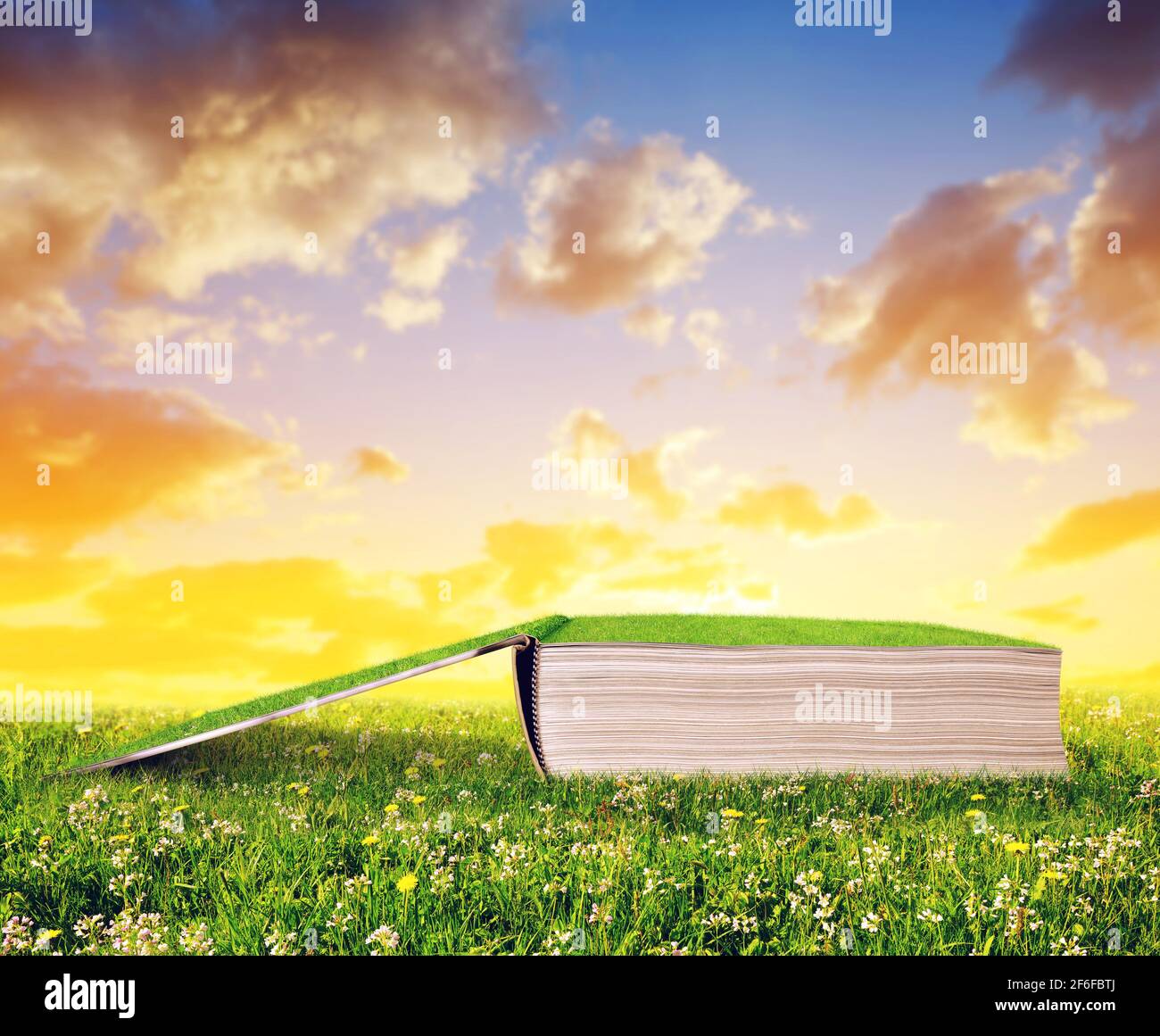 Open book sun cloud hi-res stock photography and images - Alamy