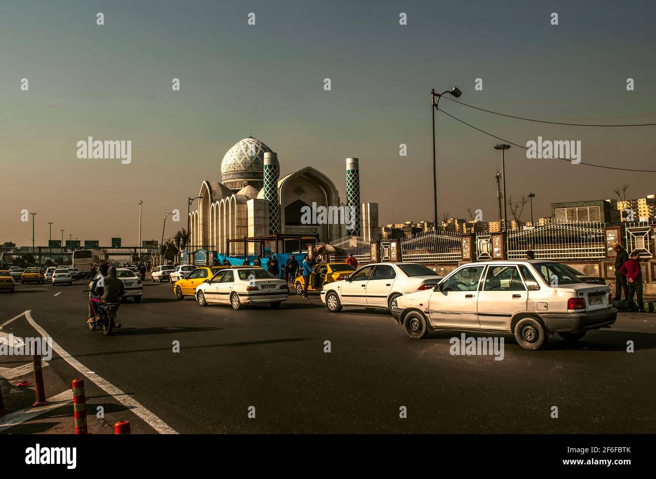 Tehran, Iran, November 29, 2020: The Tan Mosque in the capital of the ...