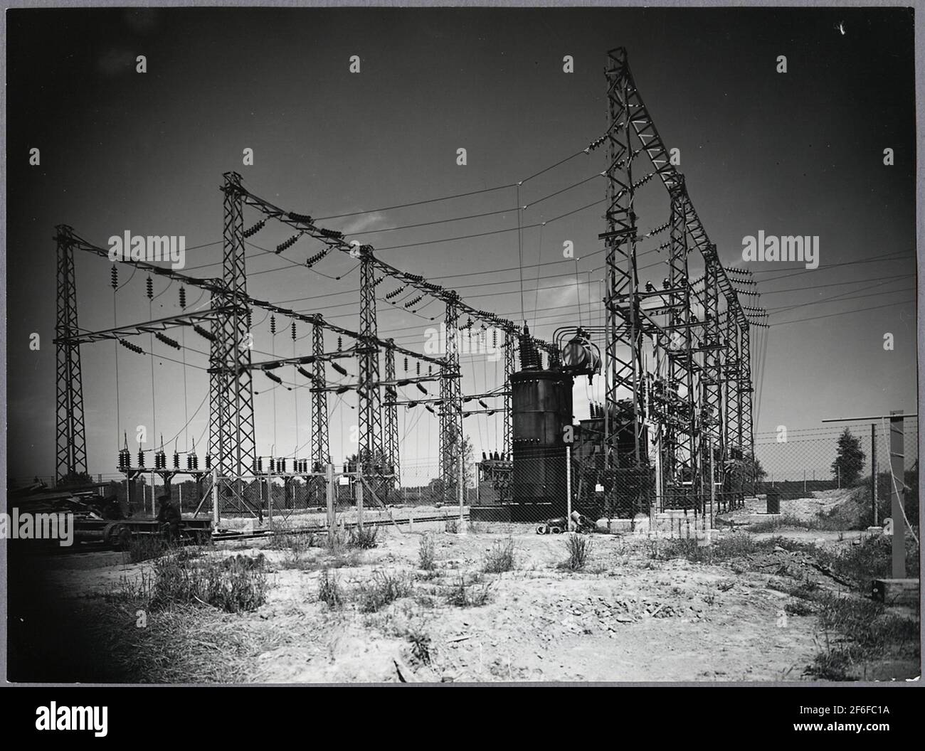 The power supplier's transformer station. Place unknown Stock Photo - Alamy