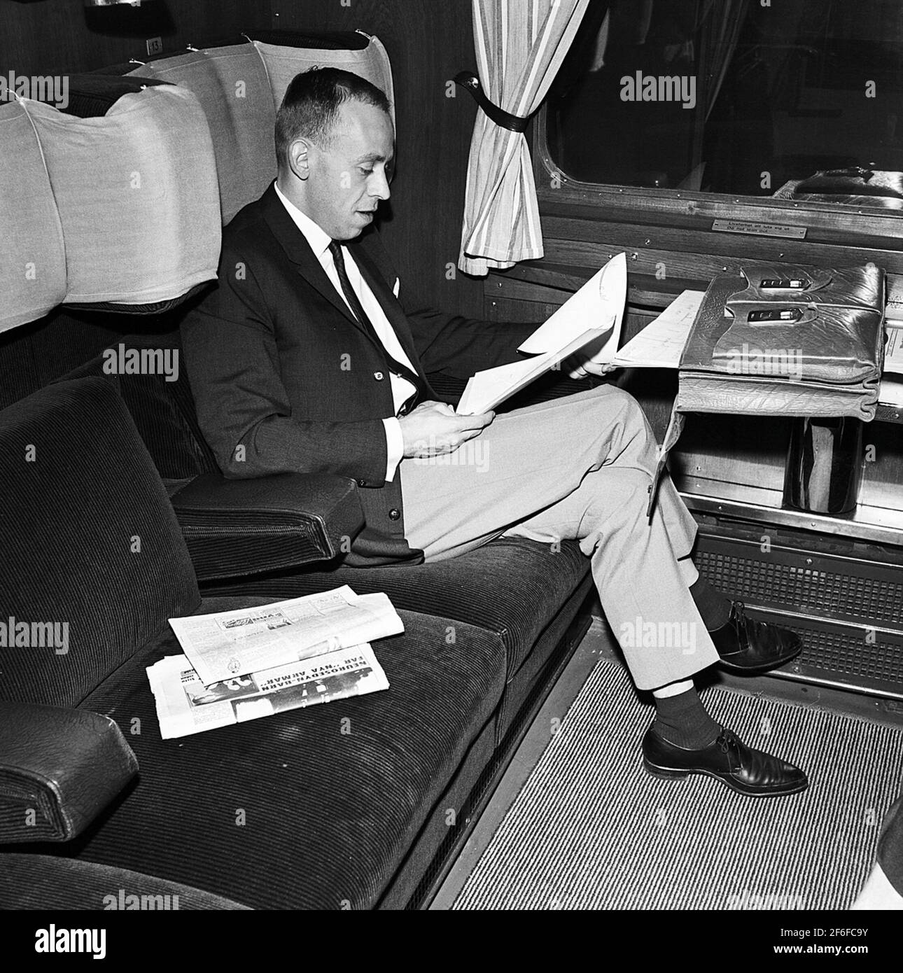 Car trains. SJ A0 Stock Photo - Alamy