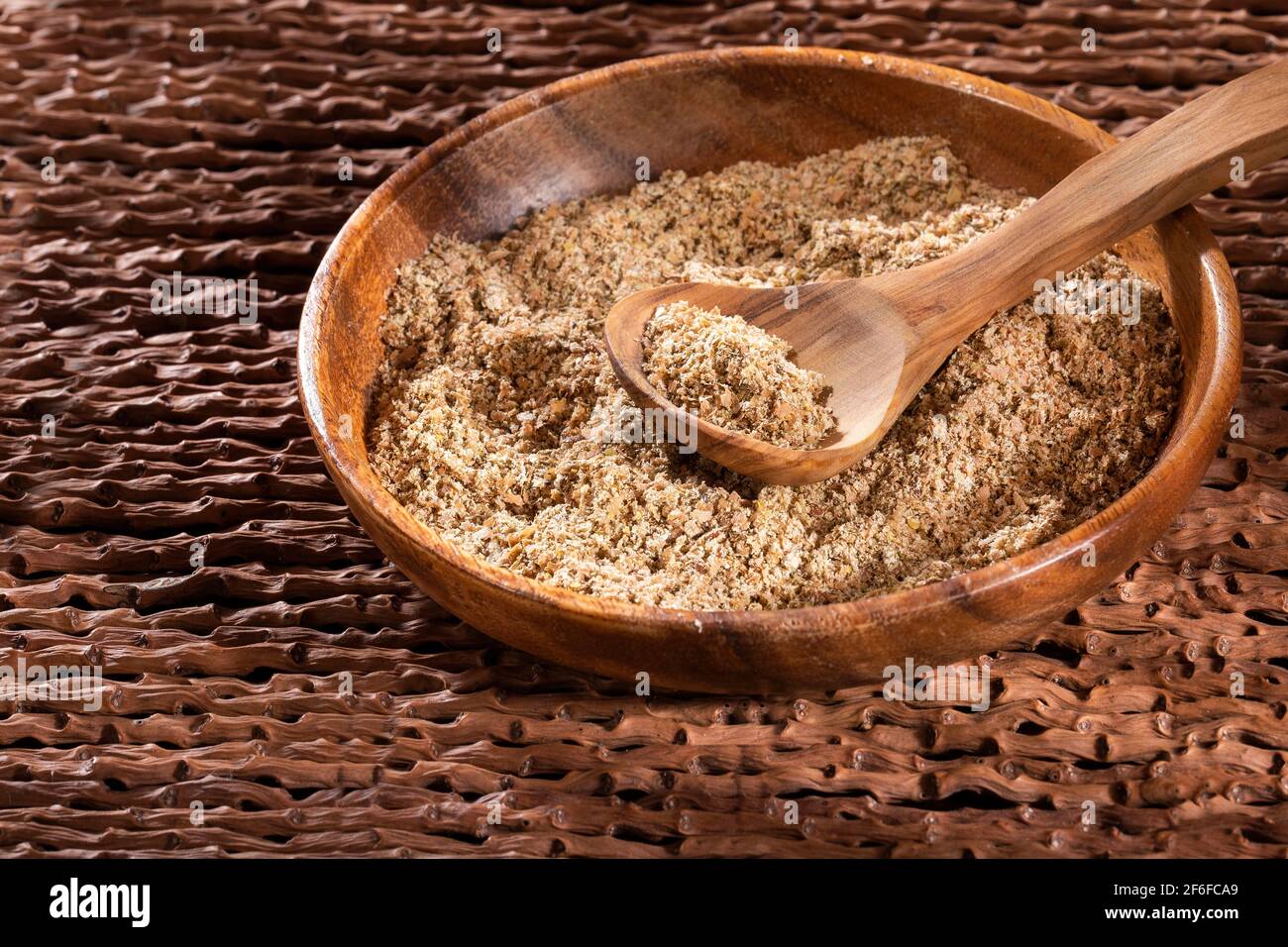 Food powder based on soy fiber with psyllium Stock Photo - Alamy