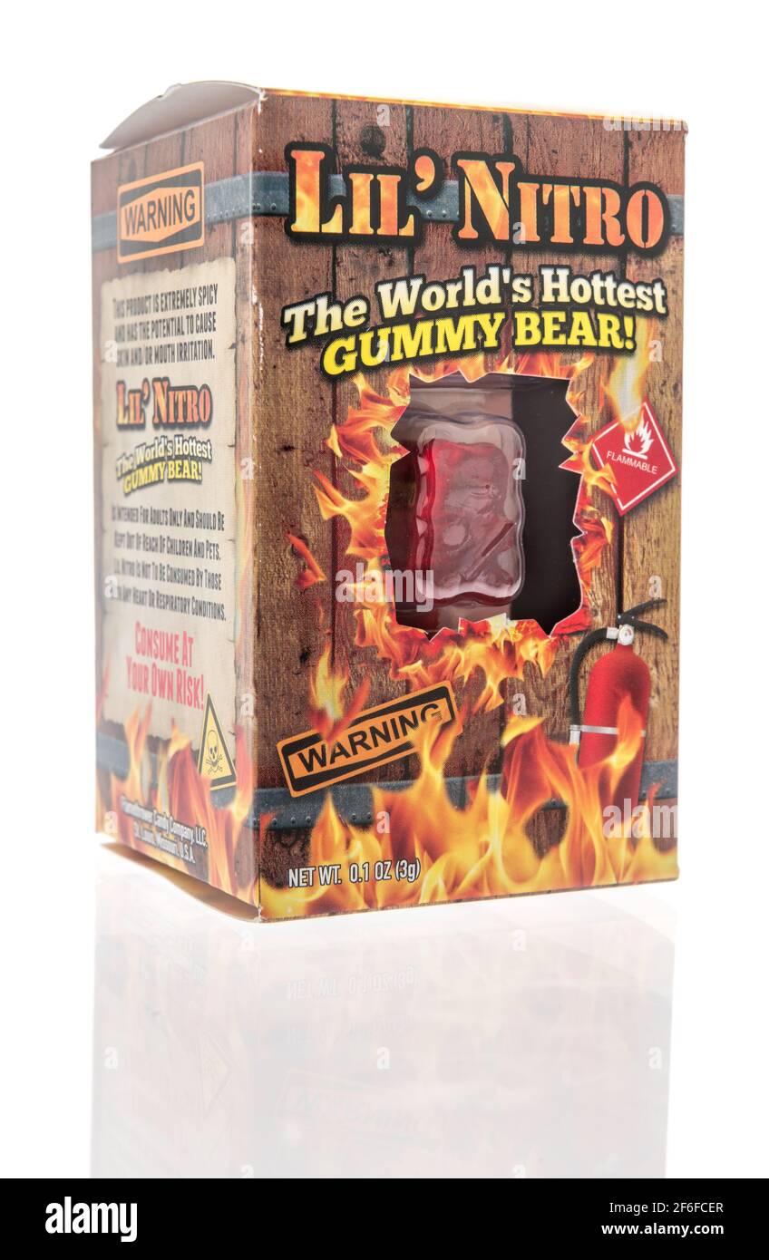 Winneconne, WI - 31 March 2021: A package of Lil Nitro the worlds ...
