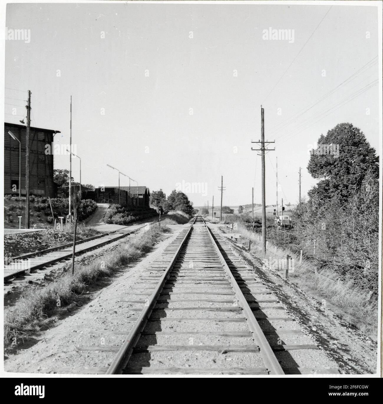 Railway crossing in Memory Mountains Stock Photo - Alamy