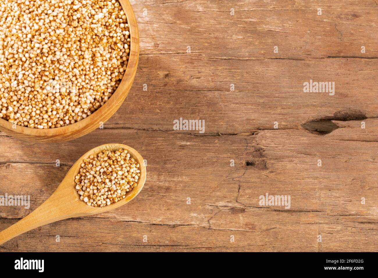Popped amaranth grain - Amaranthus Stock Photo - Alamy