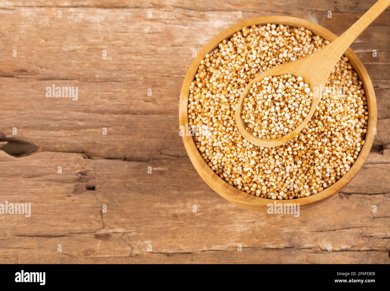 Popped amaranth grain - Amaranthus Stock Photo - Alamy