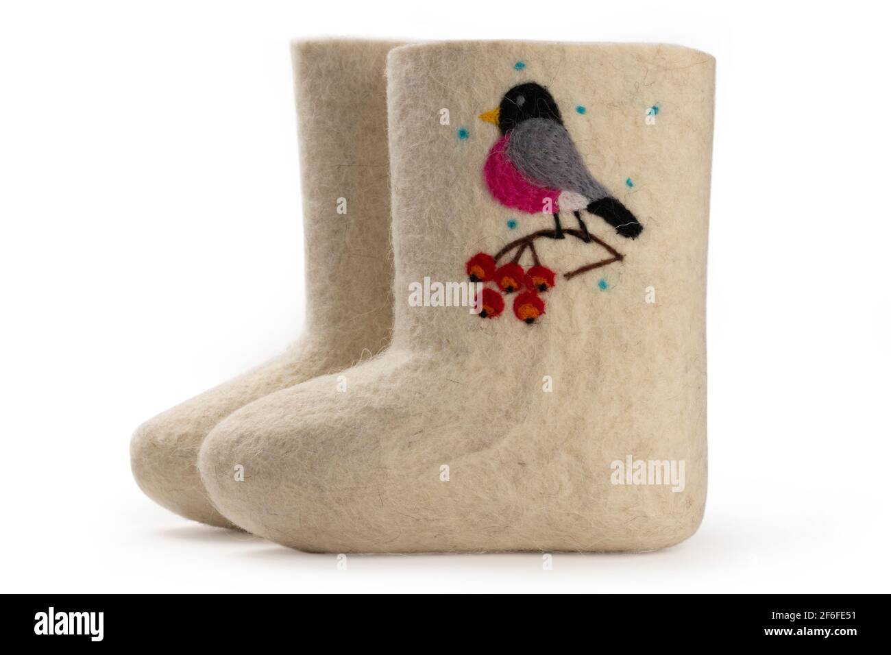 Valenki isolated on white background Stock Photo - Alamy