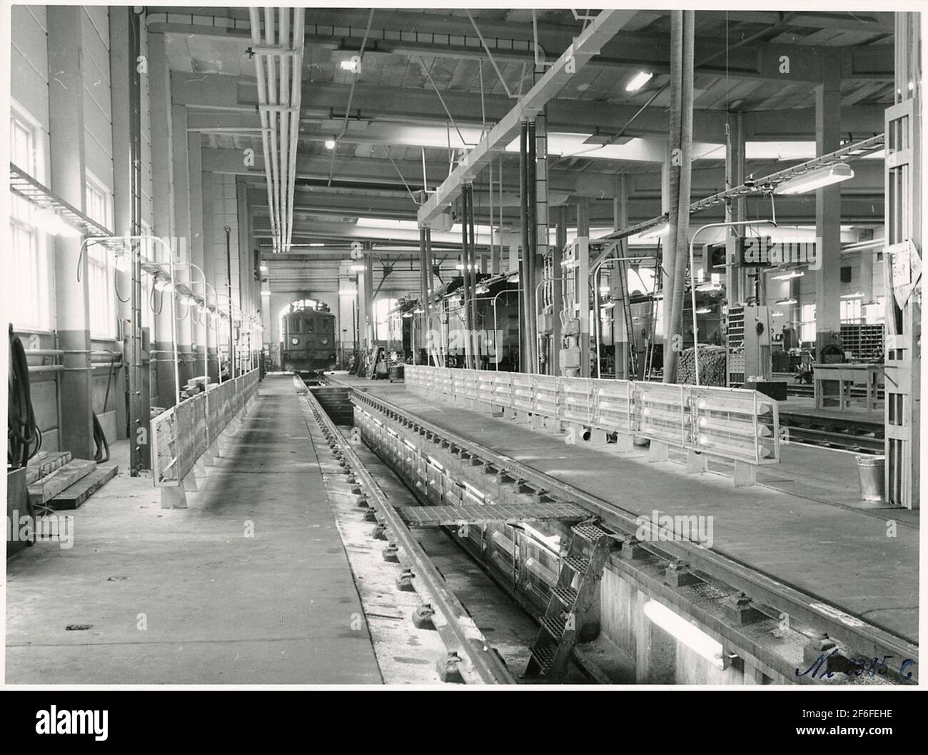The state's railways, SJ Odd 45 Ellok on the left in picture, two ...