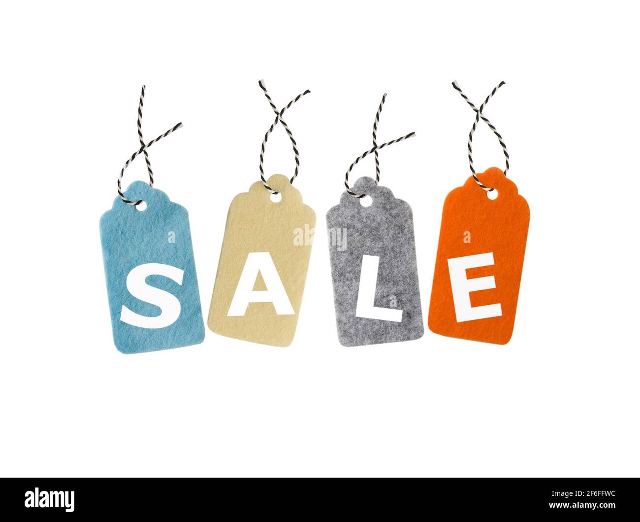 Gift tags isolated on white background. Sale labels. Price tags ...