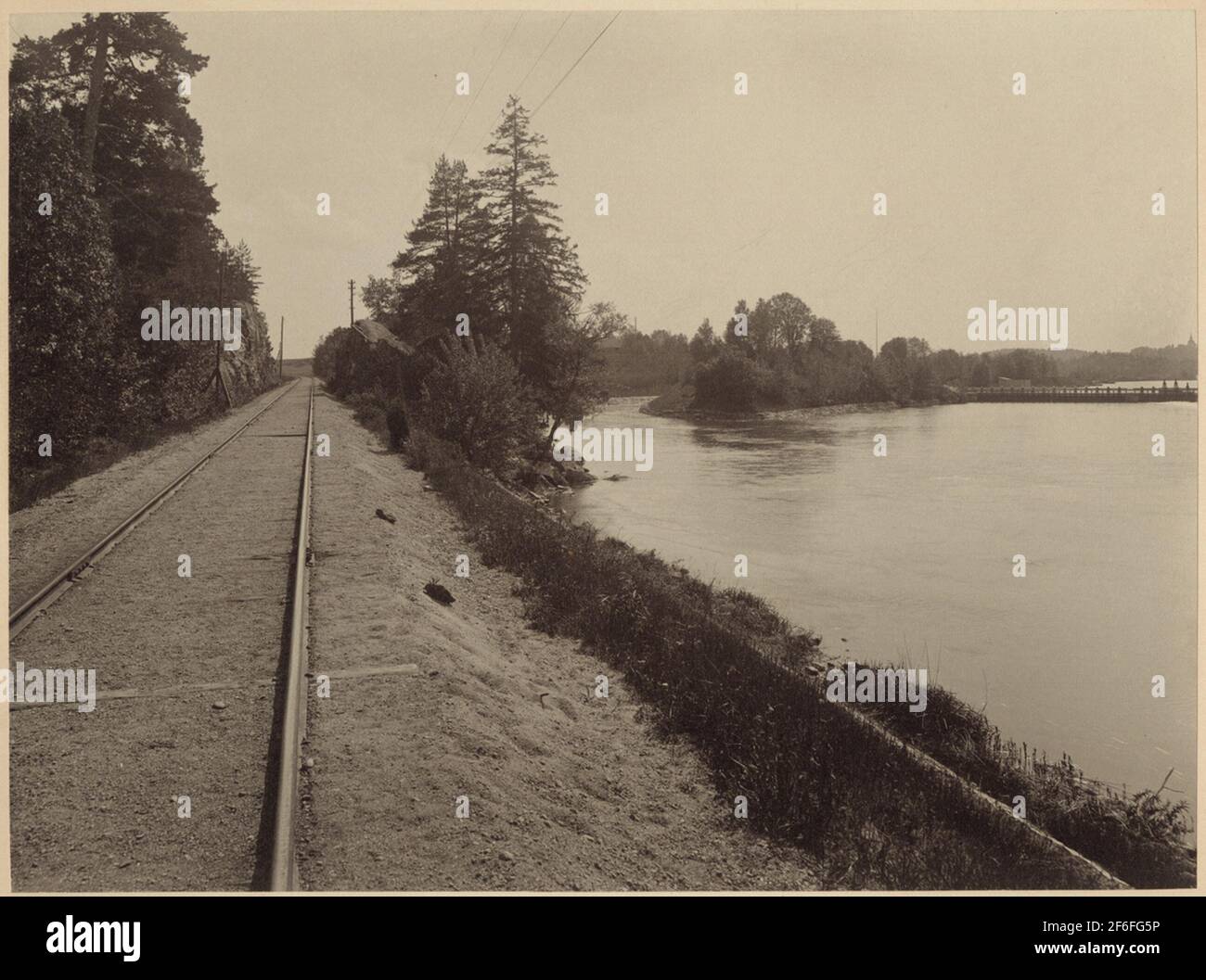 Line picture south of Skogstorp Stock Photo - Alamy