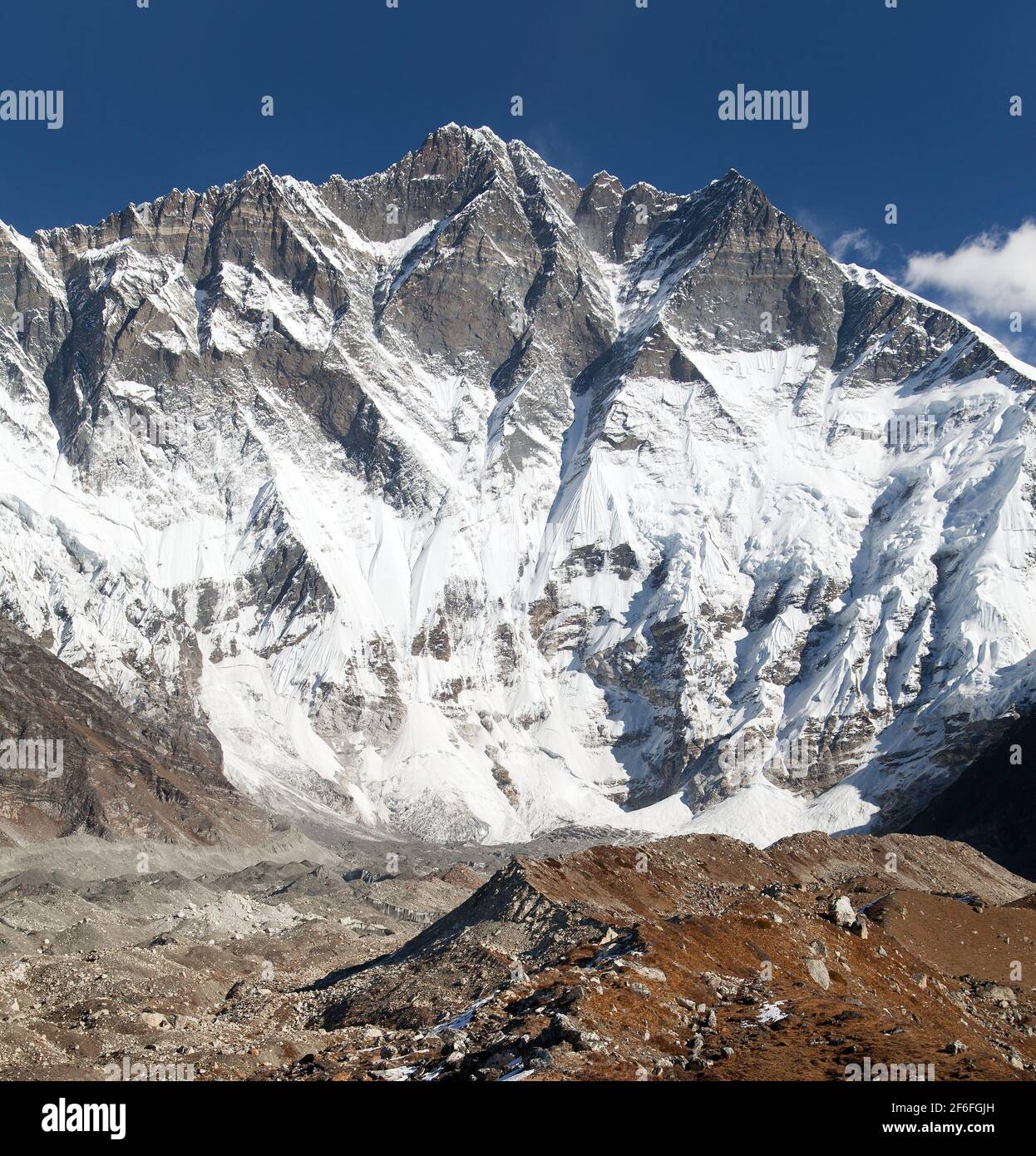 Lhotse face hi-res stock photography and images - Alamy