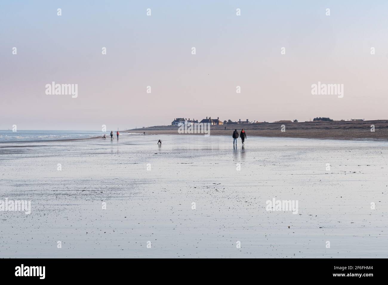 The Beach at Sandwich Bay, Kent, England, UK Stock Photo - Alamy