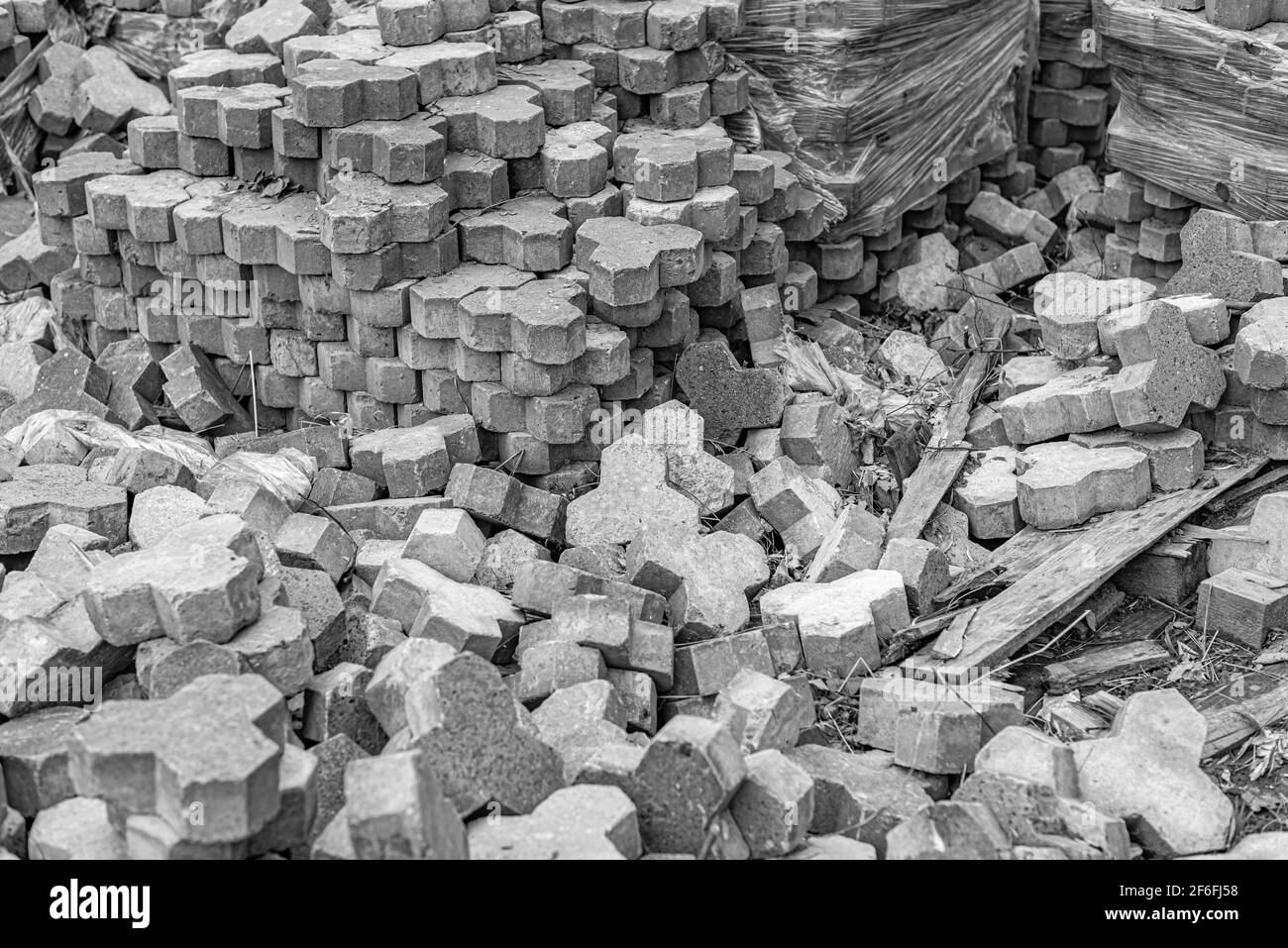 Broken paving stones hi-res stock photography and images - Alamy