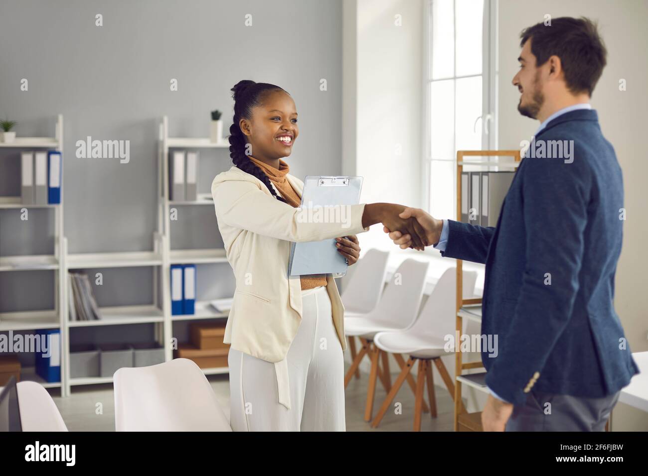 Bank representative customer hi-res stock photography and images - Alamy