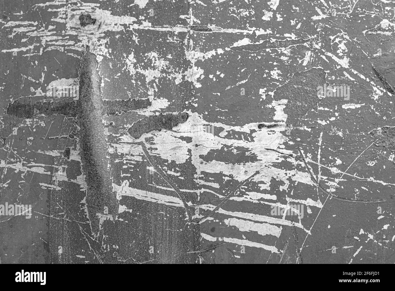 Rusty old metal texture with peeling paint as abstract background Stock ...