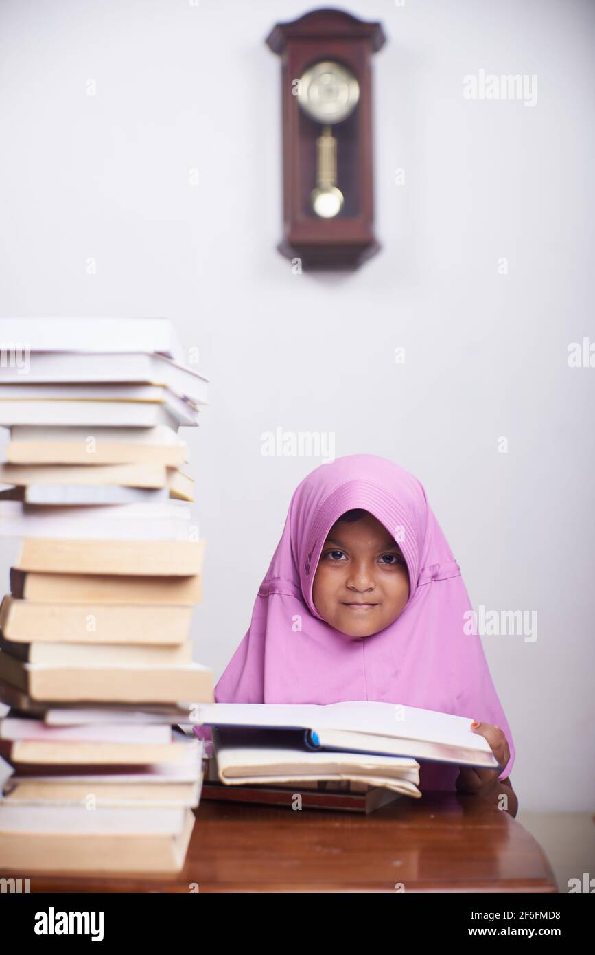 Little Girl Reading Quran