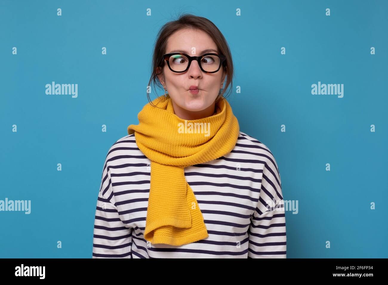 Fish lips, woman hi-res stock photography and images - Alamy