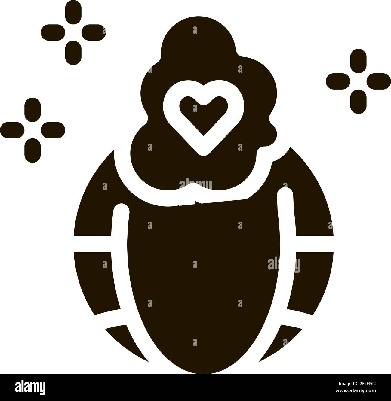 wordwide forestry safe icon Vector Glyph Illustration Stock Vector ...