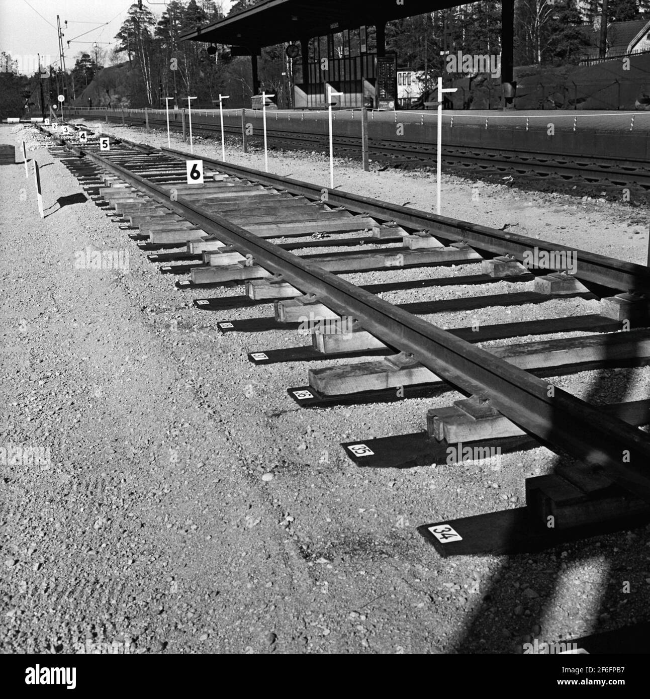 Sample on track facility, stun Stock Photo - Alamy